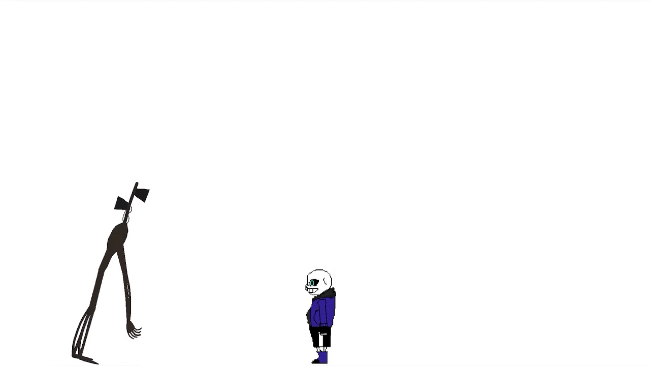 Siren head vs Sans - YouTube