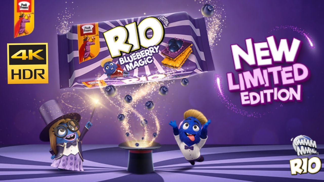 Peek Freans - Rio Blueberry 🫐 Special 4K 60 FPS - YouTube