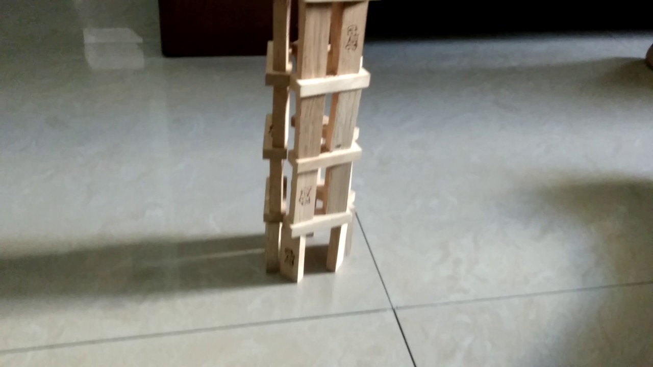 Jenga tower - YouTube