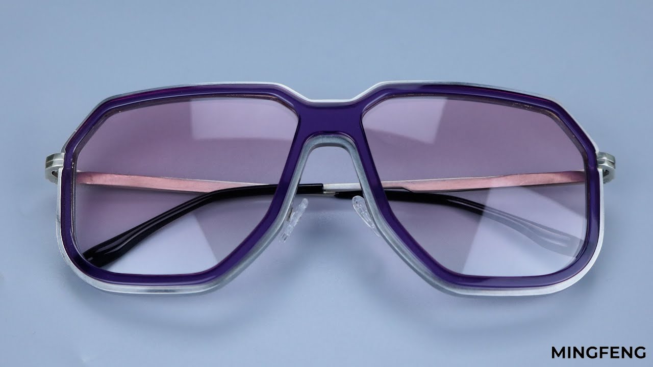 Fashion Acetate Sunglass women hand made eyeglass UV400 sun protection ...