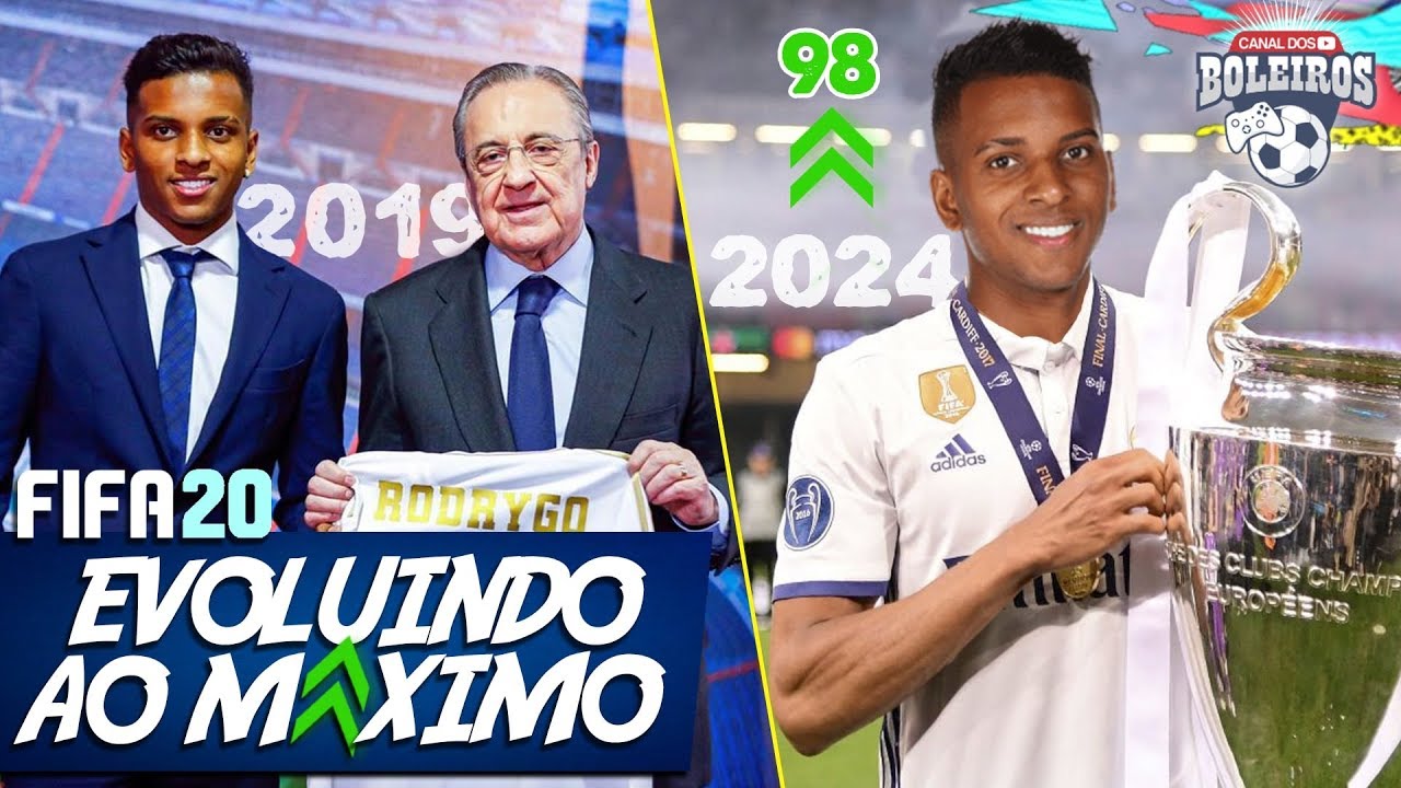 EVOLUINDO AO MÁXIMO O RODRYGO NO MODO CARREIRA! | FIFA 20 EXPERIMENTO ...