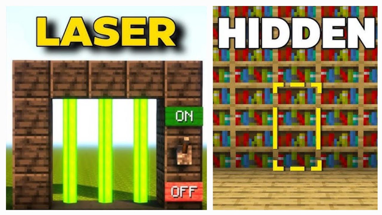 Top 5 minecraft viral build hacks - YouTube
