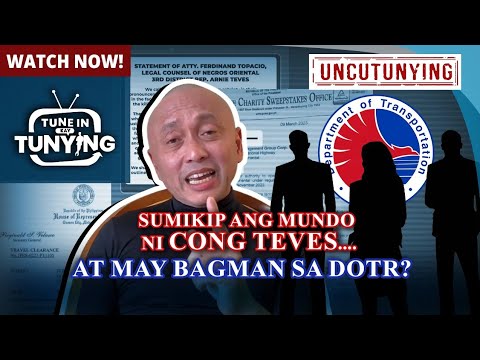 Sumikip ang mundo ni Cong Teves....at may BAGMAN sa DOTr? - YouTube