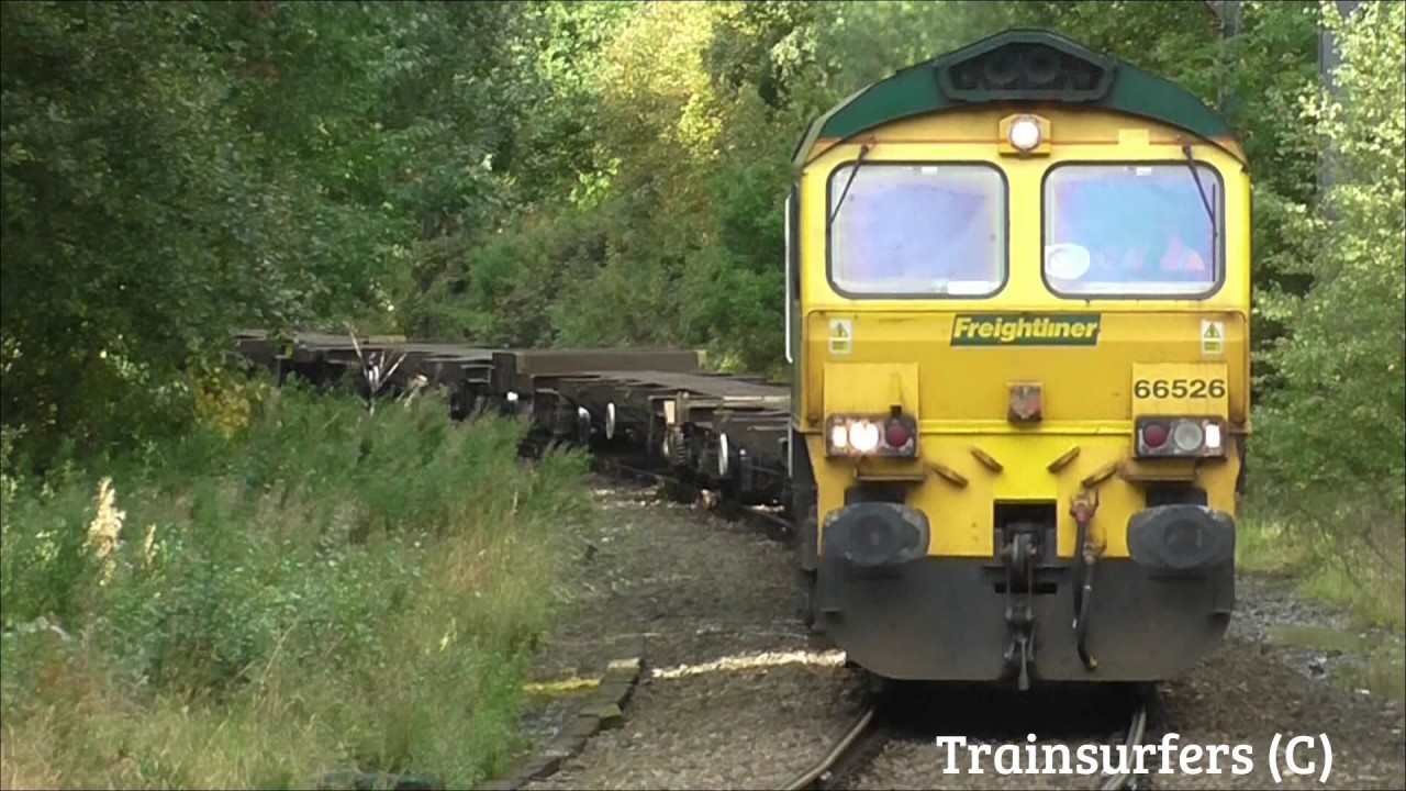 Freightliner Class 66 No. 66526 on 4H67 Crewe B.H - Guide Bridge Yd ...