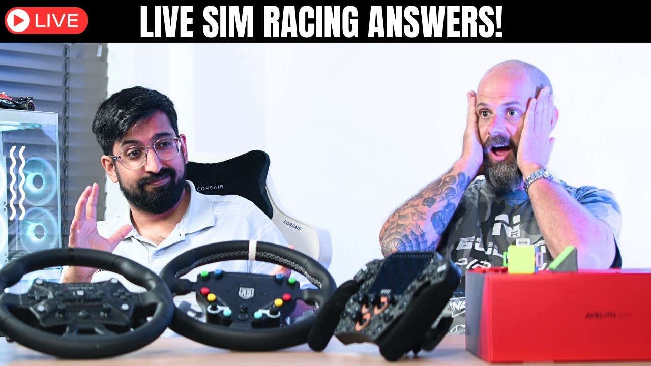 LIVE: Answering YOUR Sim Racing Questions! (Plus Mystery Unboxing ...