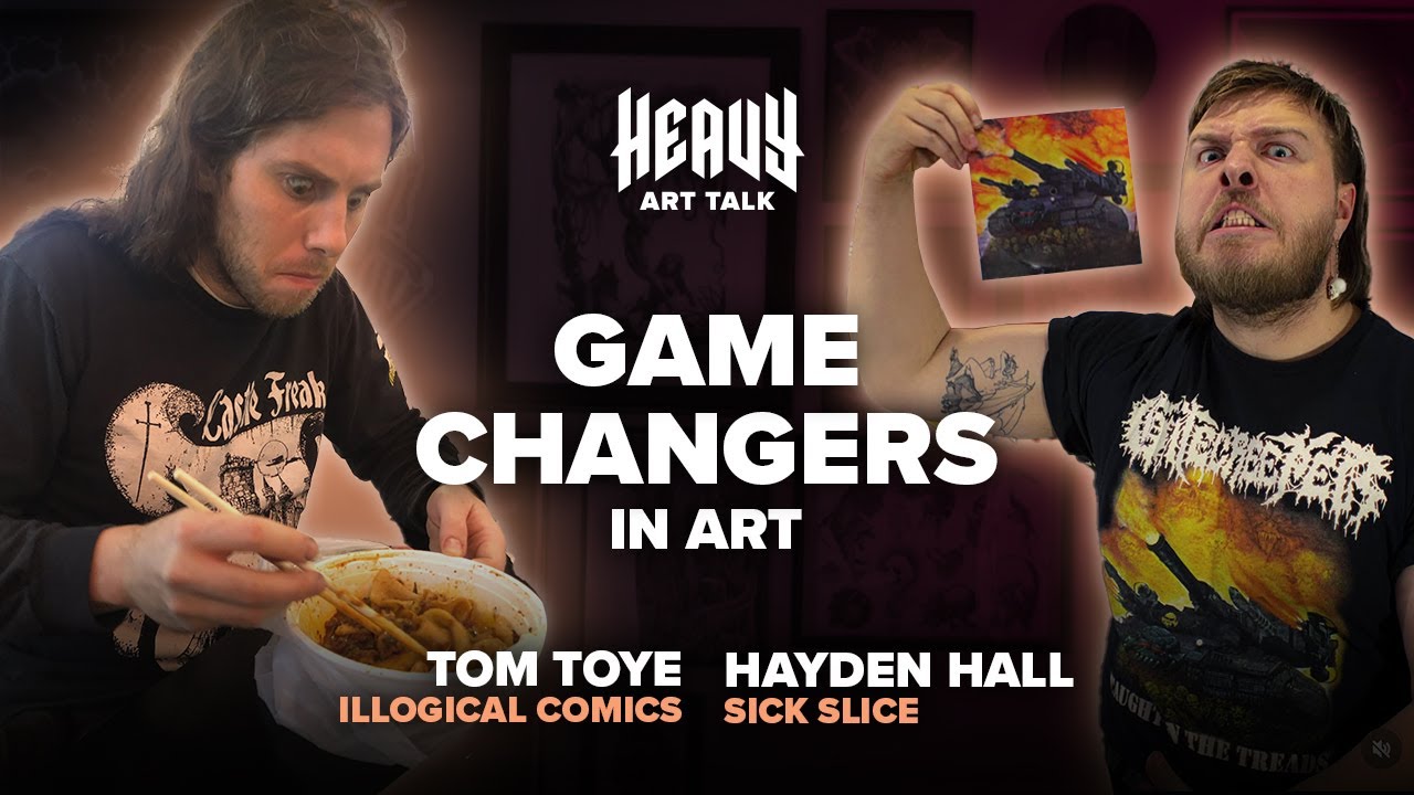 Heavy Art Talk | Hayden Hall (Sick Slice) & Tom Toye (Illogical Comics ...