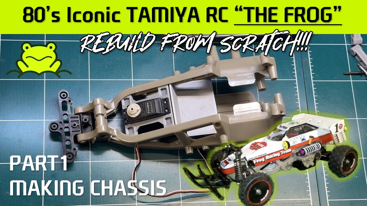 [Part1. Making Chassis] 80년대 타미야 올드알씨 "프로그" 리빌드 시작 Rebuilding 80's ...