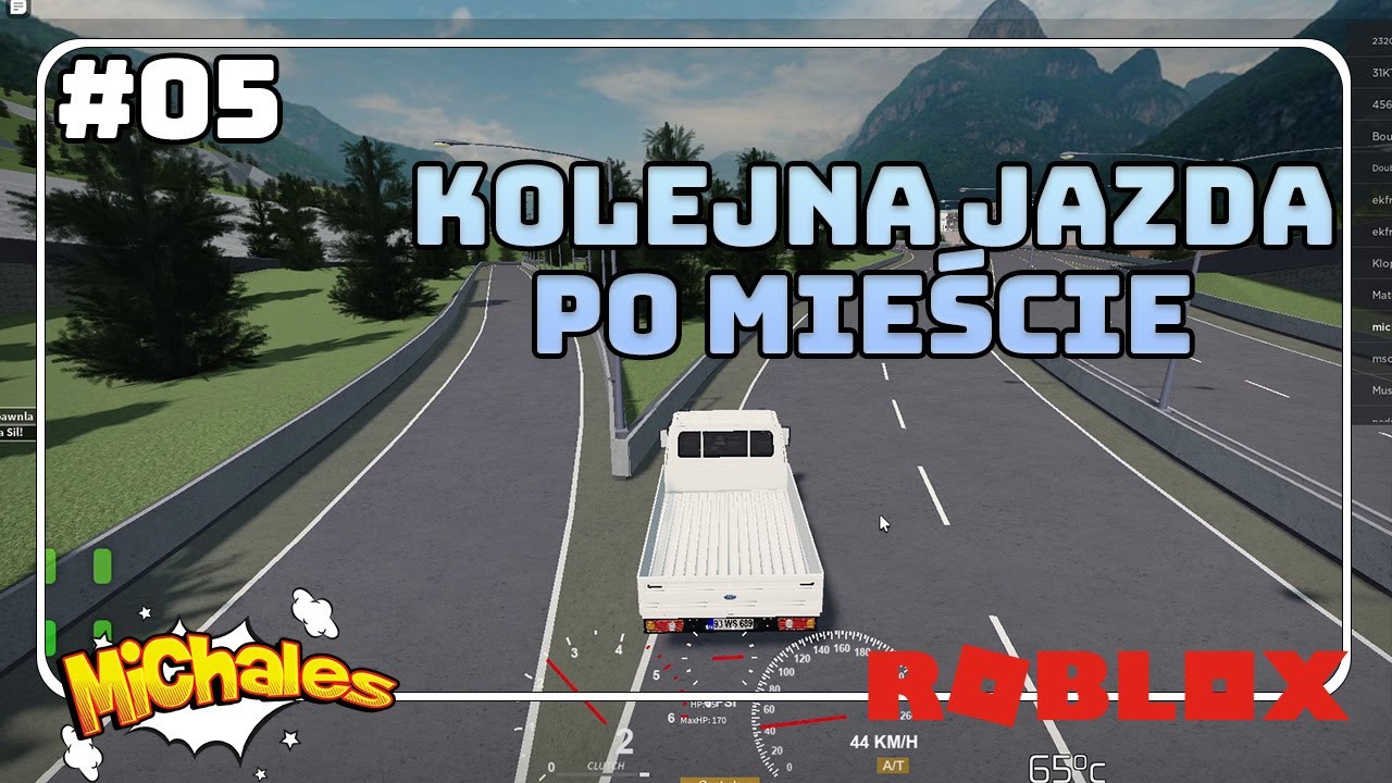 ROBLOX [#05] Kolejna jazda w minigrze ROBLOX Realistic Car Driving ...