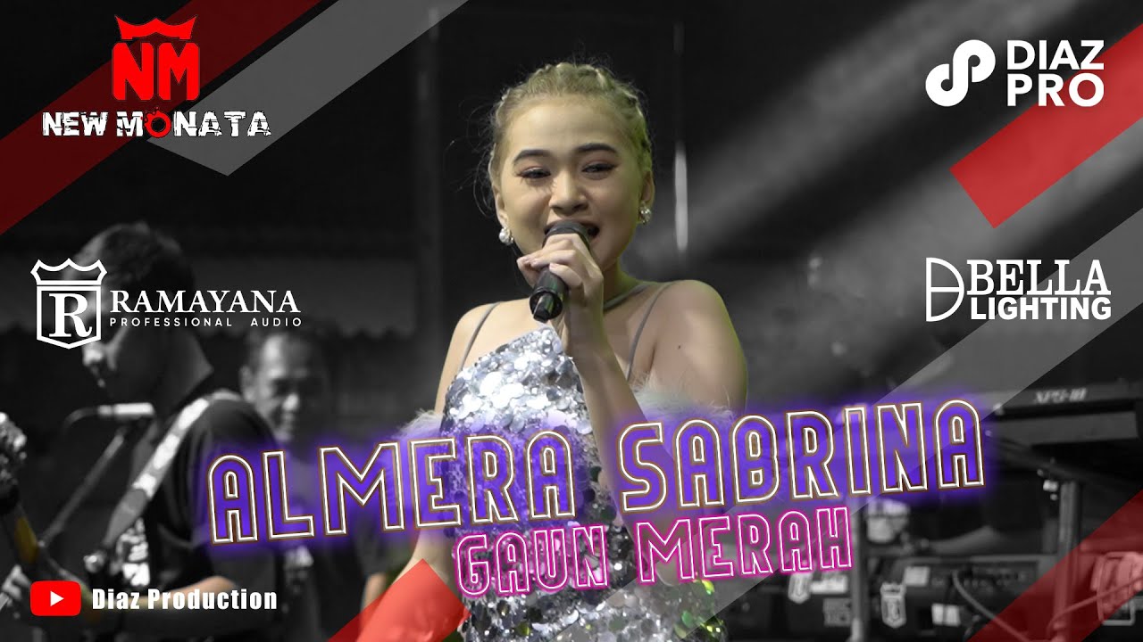 ALMERA SABRINA - GAUN MERAH | NEW MONATA | SUMBERBULU | 8 AGUSTUS 2024 ...