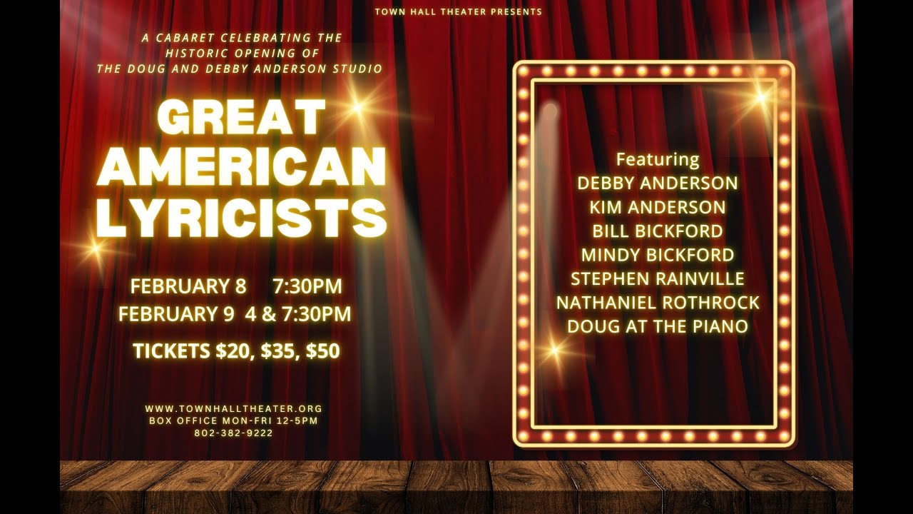 Doug Talks "The Great American Lyricists": Opening Celebration of the ...