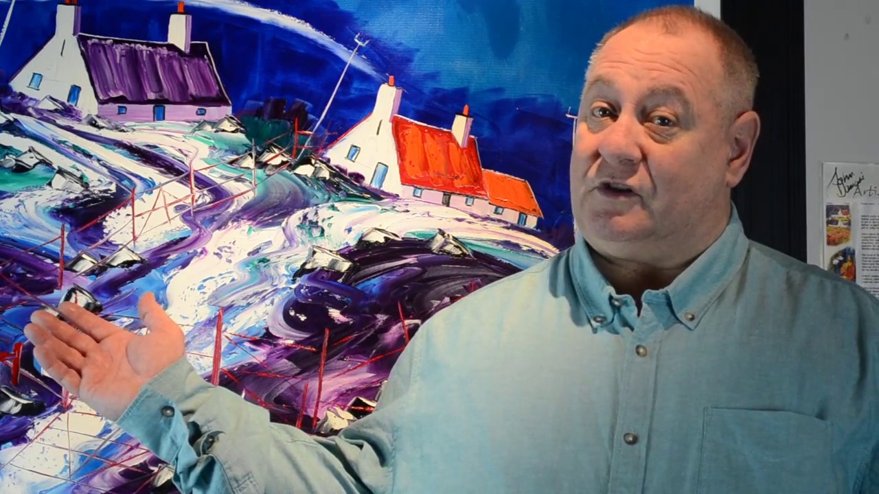 John Damari Interview In Awestruck Art Gallery Clydebank - YouTube