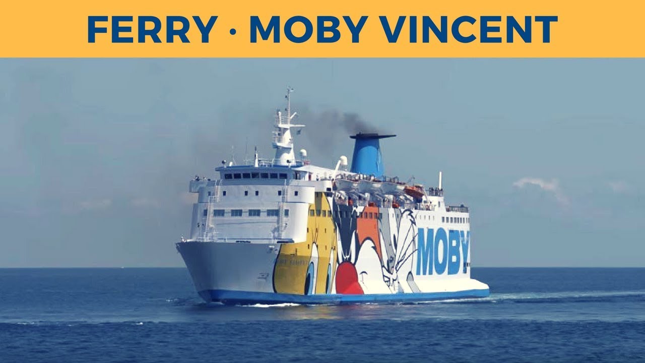 Arrival of ferry MOBY VINCENT in Bastia (Moby Lines) - YouTube