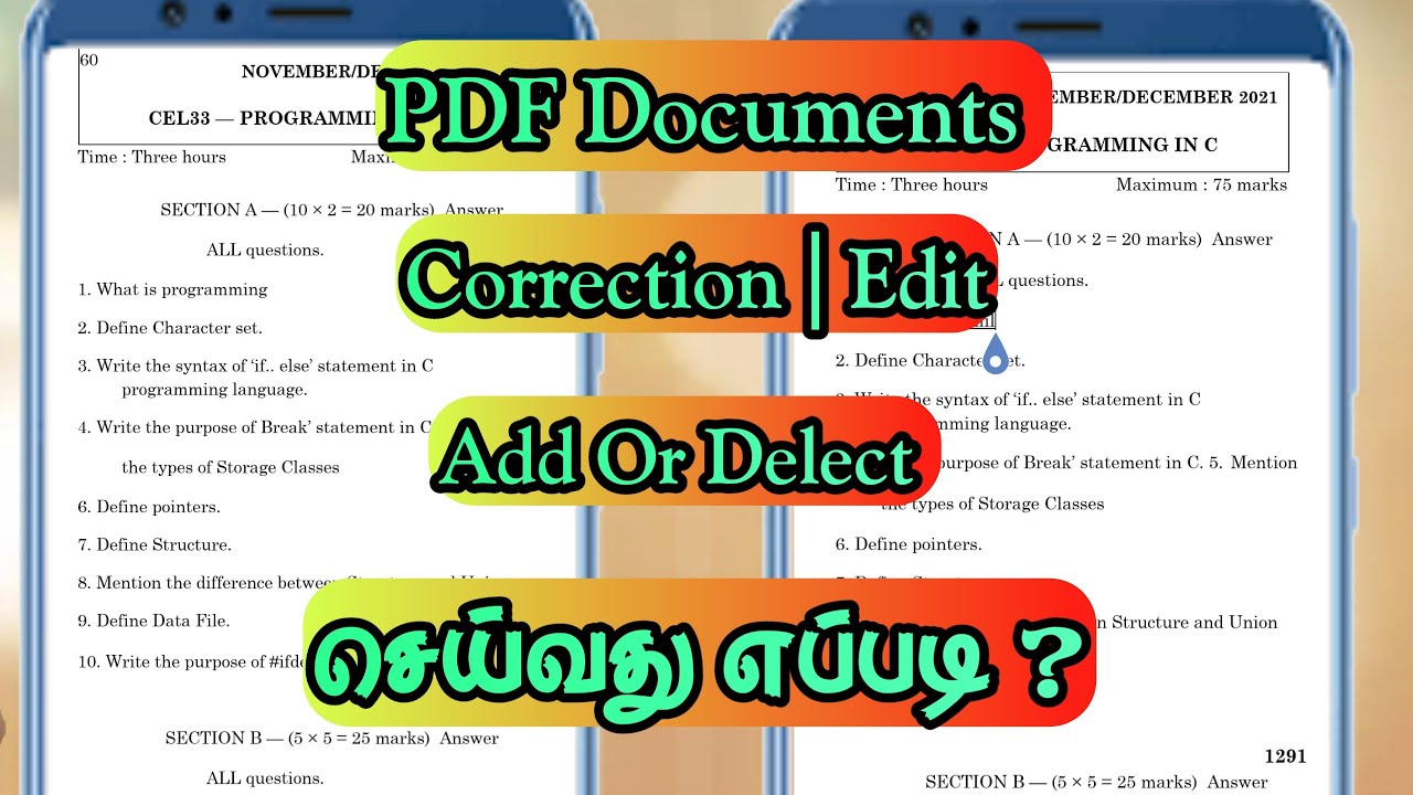 Pdf Document Edit And Correction / Easy to edit Documents Files / Docx ...