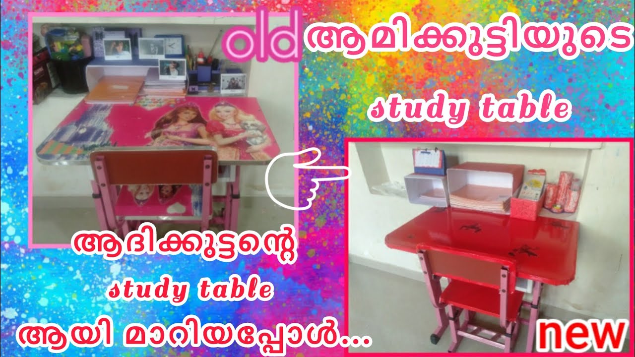 EPI:126//study motivation//study table makeover//cleaning motivation/spider man theam/ diy ...