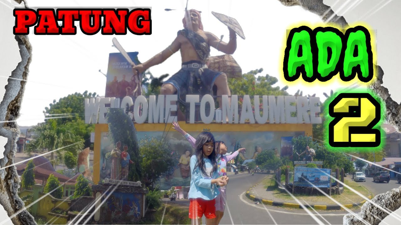 Patung Teka Iku Maumere || Patung Welcome to Maumere ada 2 ...