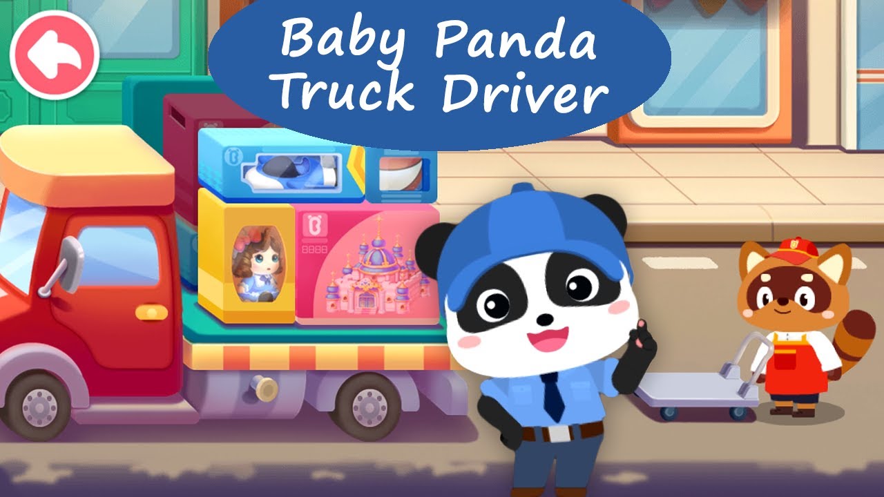 Baby Panda Truck Driver - Become a Truck Driver and Transport Goods to ...