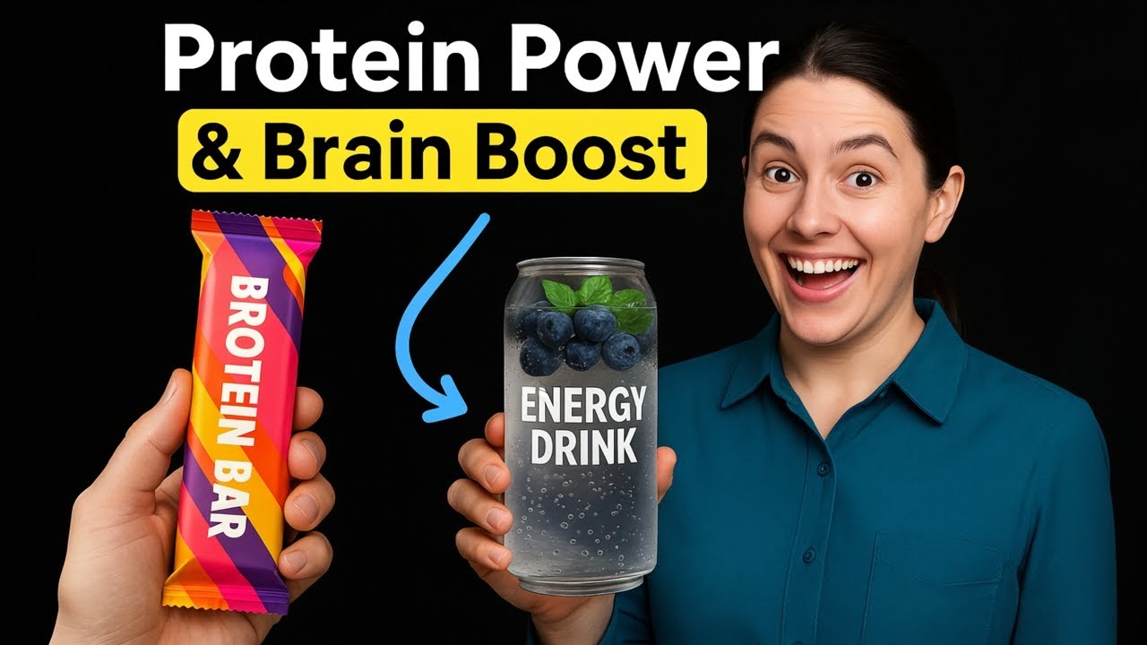 Protein Bars & Brain Boosters: Delicious & Healthy Finds! - YouTube