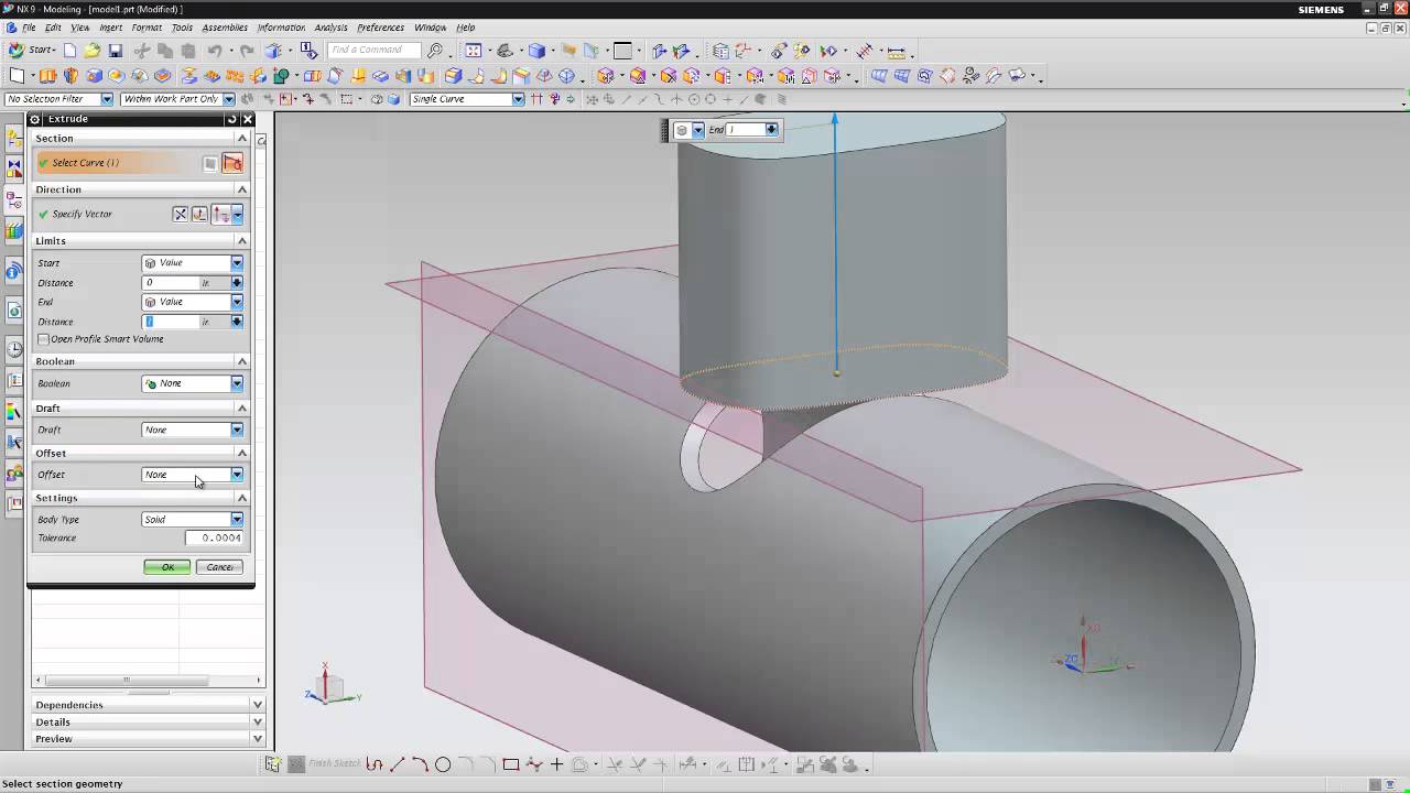 NX 9.0 More on Datum Planes, Layers, Object Color - YouTube