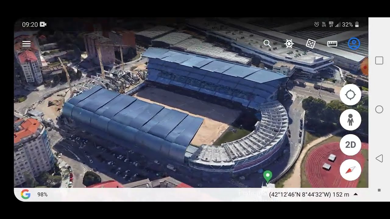 Celta Vigo fc stadium \ spain stadiums / Google Earth 3D maps - YouTube