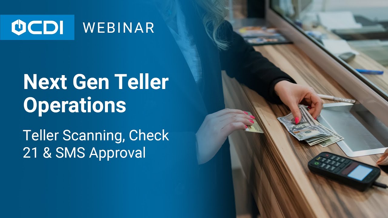 Vision Suite: Next Gen Teller Operations – Teller Scanning, Check 21 & SMS Approval - YouTube