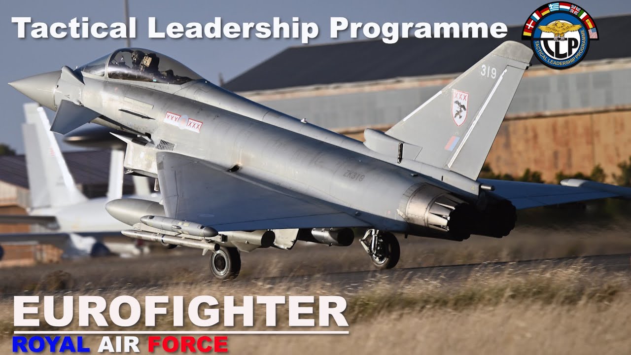 (4K) TLP Flight Operations Eurofighter Typhoon Royal Air Force RAF ...