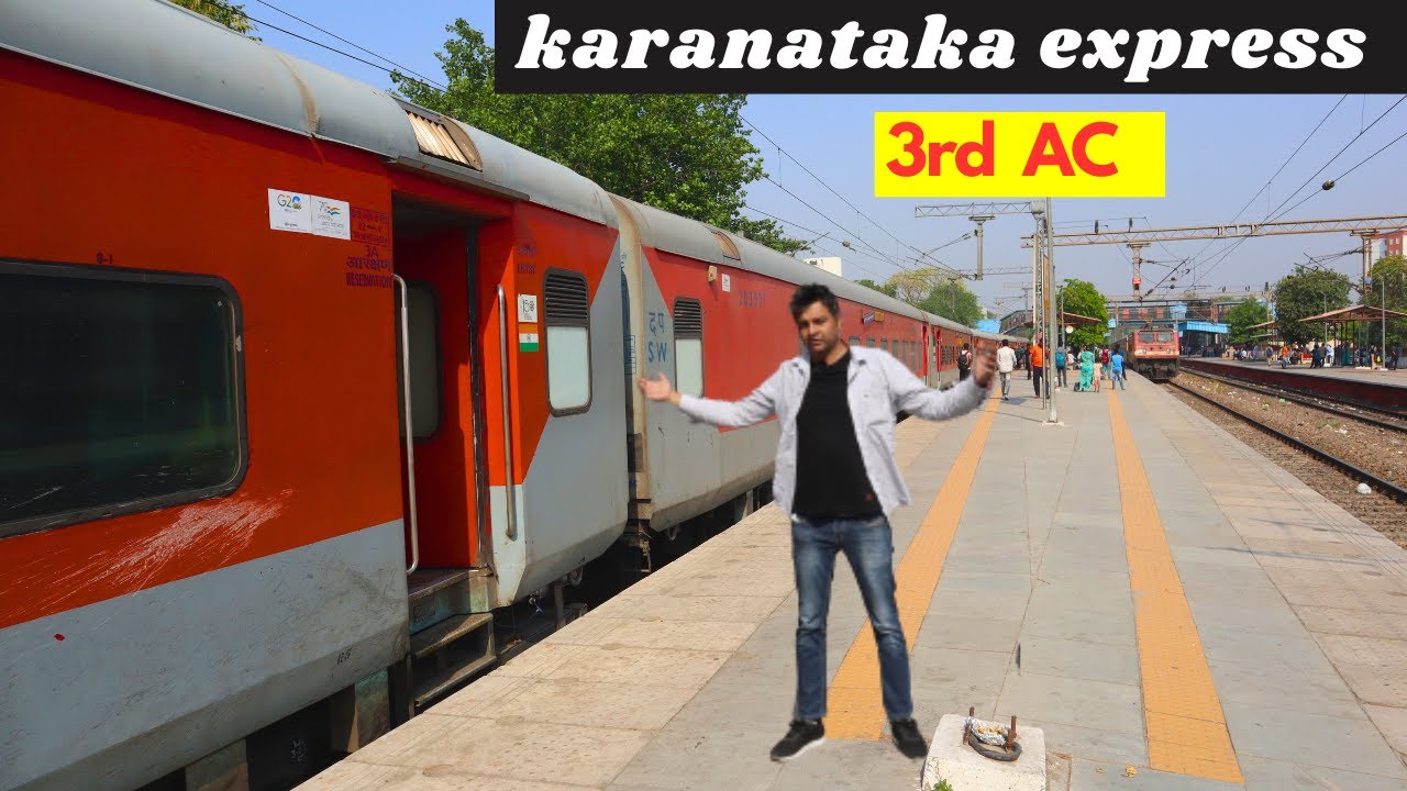 Train no - 12627 Karnataka Express II Socha Nahi Tha Asa Bhi Hoga II ...