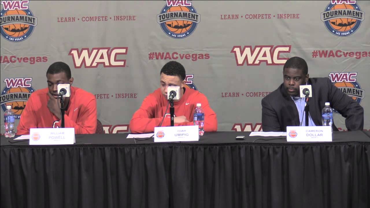 2015 WAC Basketball Tournament: Men's Game 6 - Seattle U Postgame - YouTube