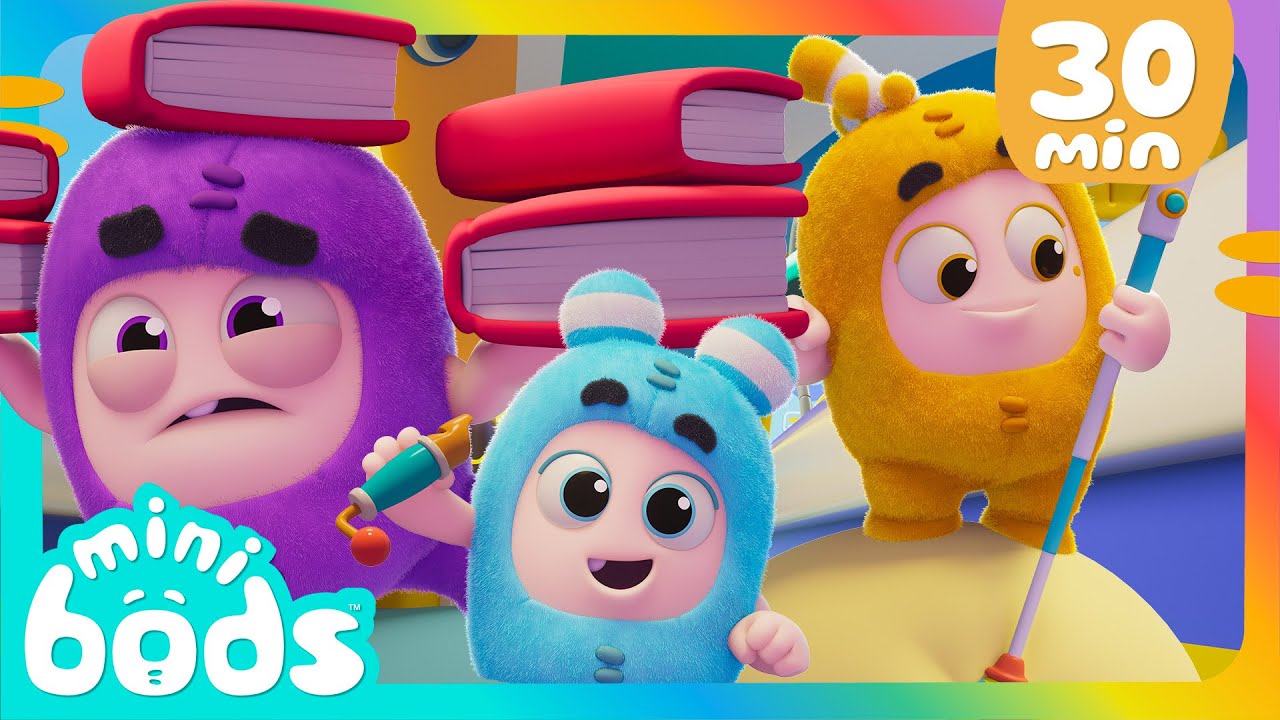 Bubbly Bouncy Bubbles 🎈 | Minibods Funny Cartoons | Moonbug Kids After ...