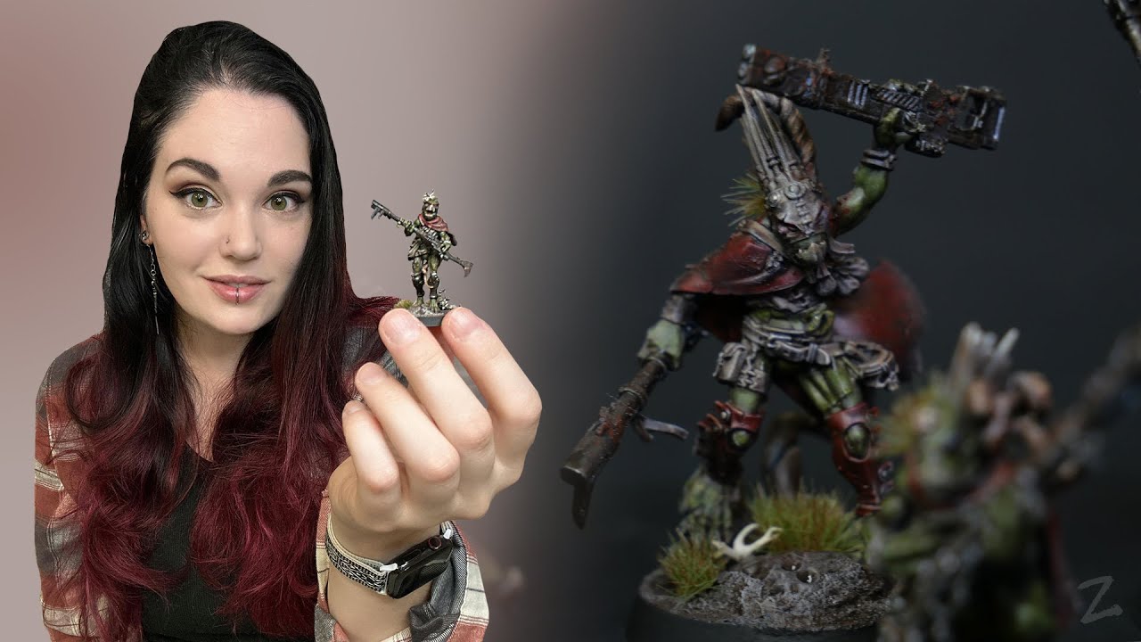 Painting Turnip28 Style : Kroot Kill Team - YouTube