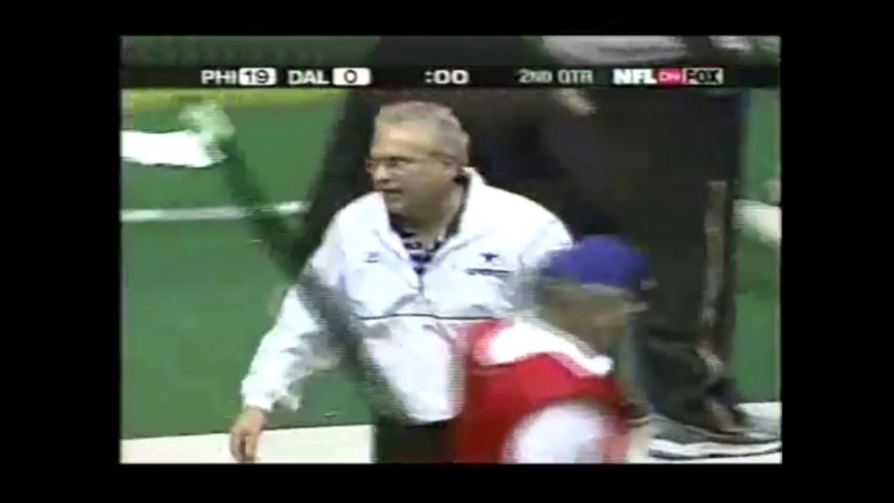 Dallas Cowboys Ryan Leaf Throws Pick Six To Jeremiah Trotter ...