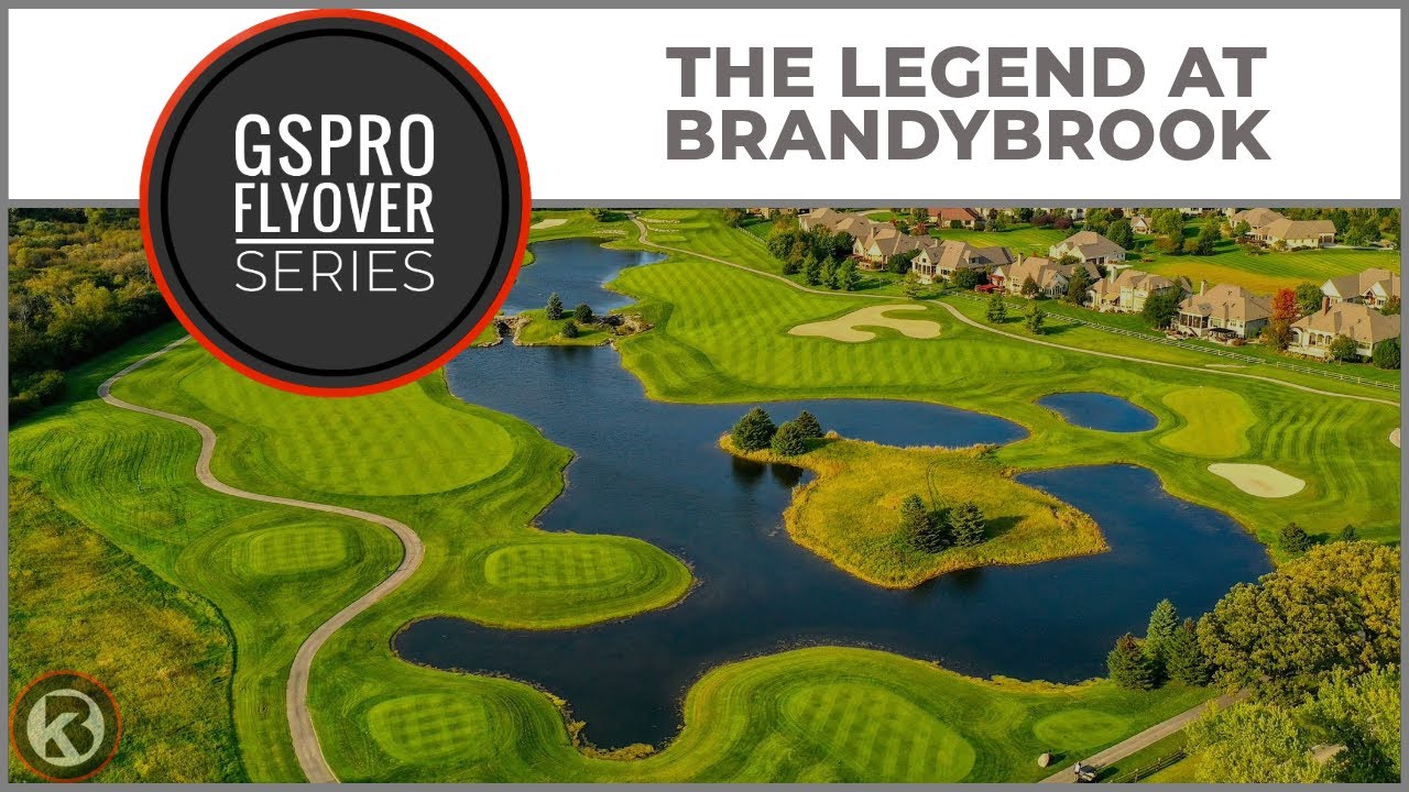 GSPro Course Flyover - The Legend at Brandybrook - Designed by Bomber Golf Studios - YouTube