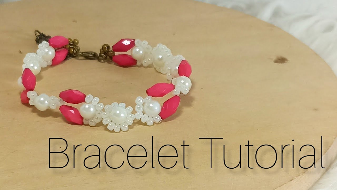 Easy Seed bead Bracelet with beautiful pattern|Beaded Bracelet Tutorial ...