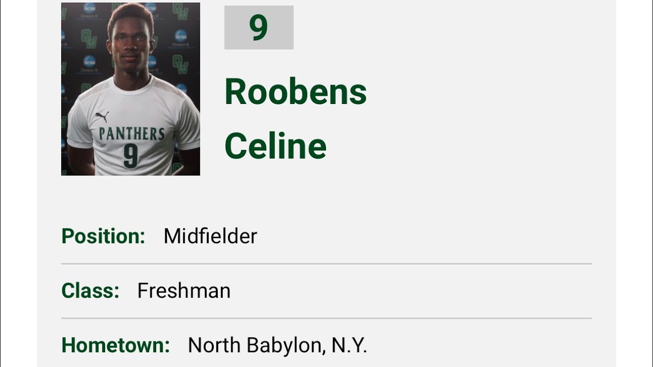 Roobens Celine - D3 College soccer highlights2023-( Freshman Year ...