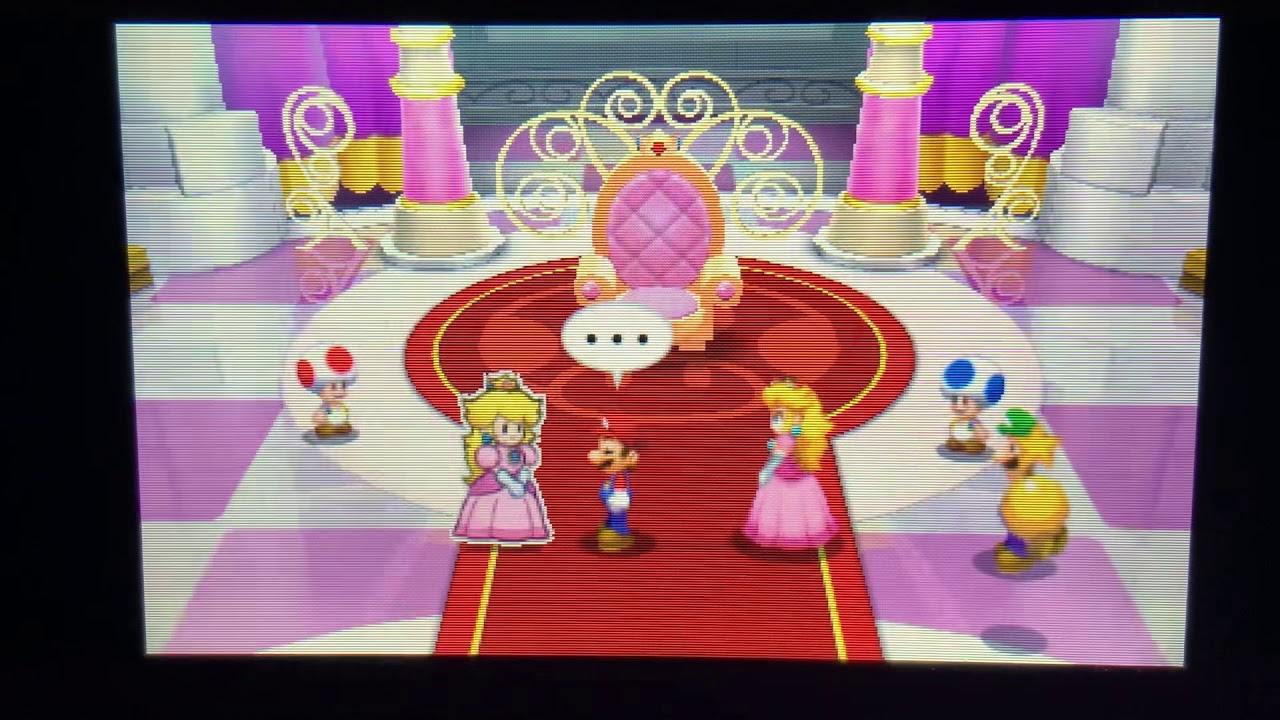 Mario & Luigi Paper Jam : Ashlie Meet Paper Princess Peach - YouTube