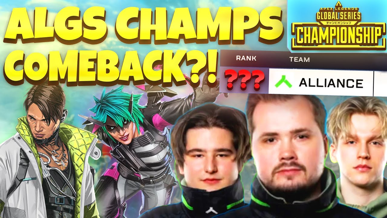 The Perfect COMEBACK in ALGS Champs┃DAY 3 HIGHLIGHTS - YouTube