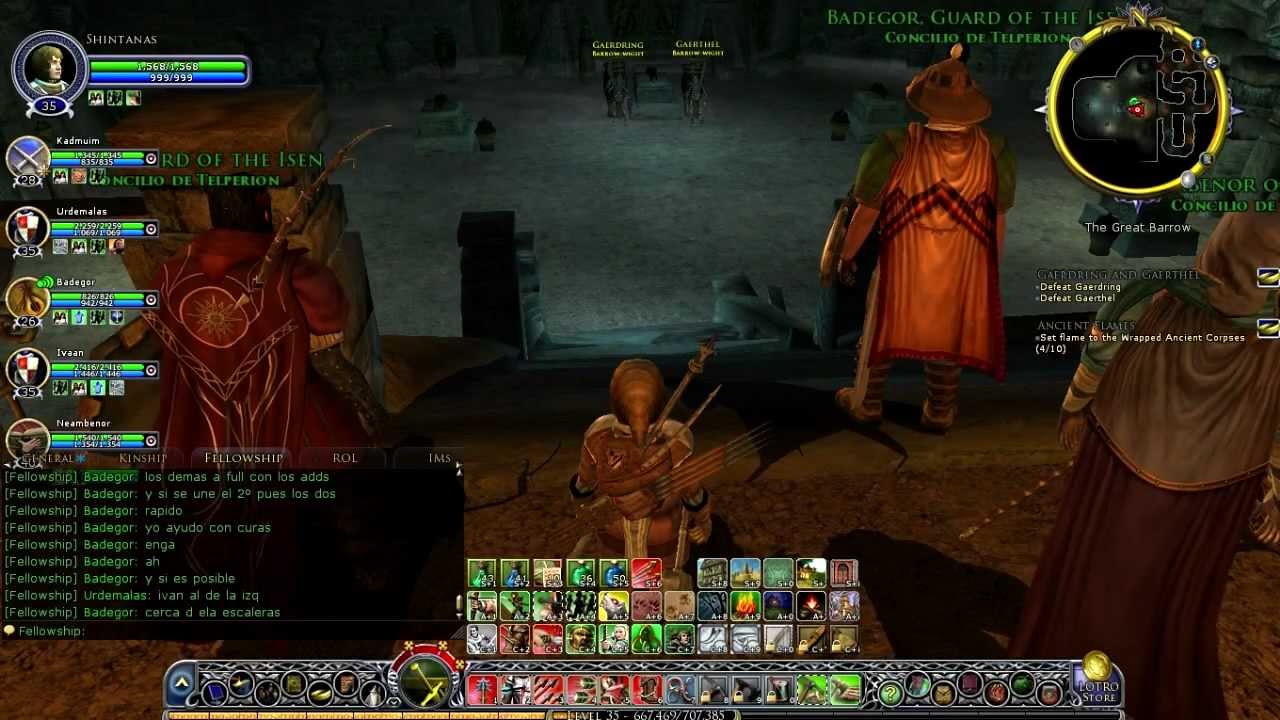 LOTRO - Great Barrow - The Maze - YouTube