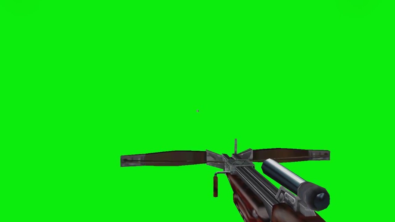 Half Life Crossbow Green Screen - YouTube