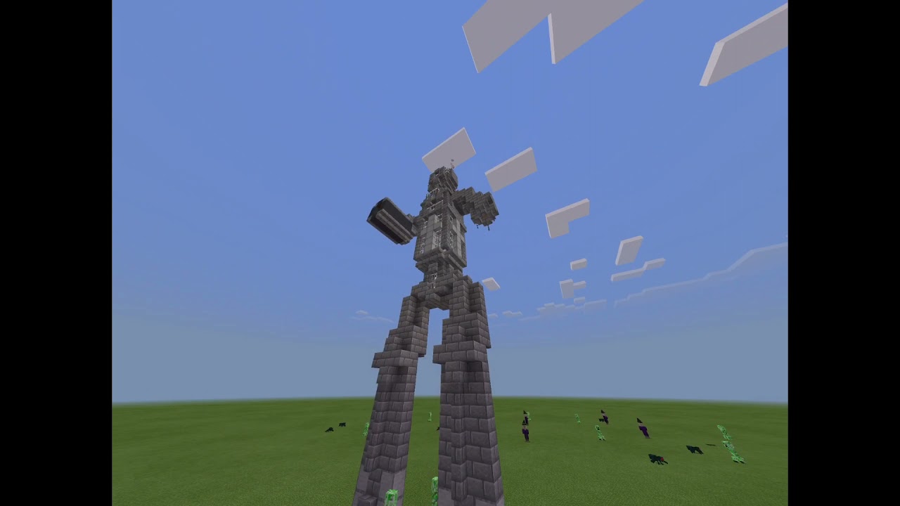Epic Minecraft bedrock working battle mech trailer! - YouTube