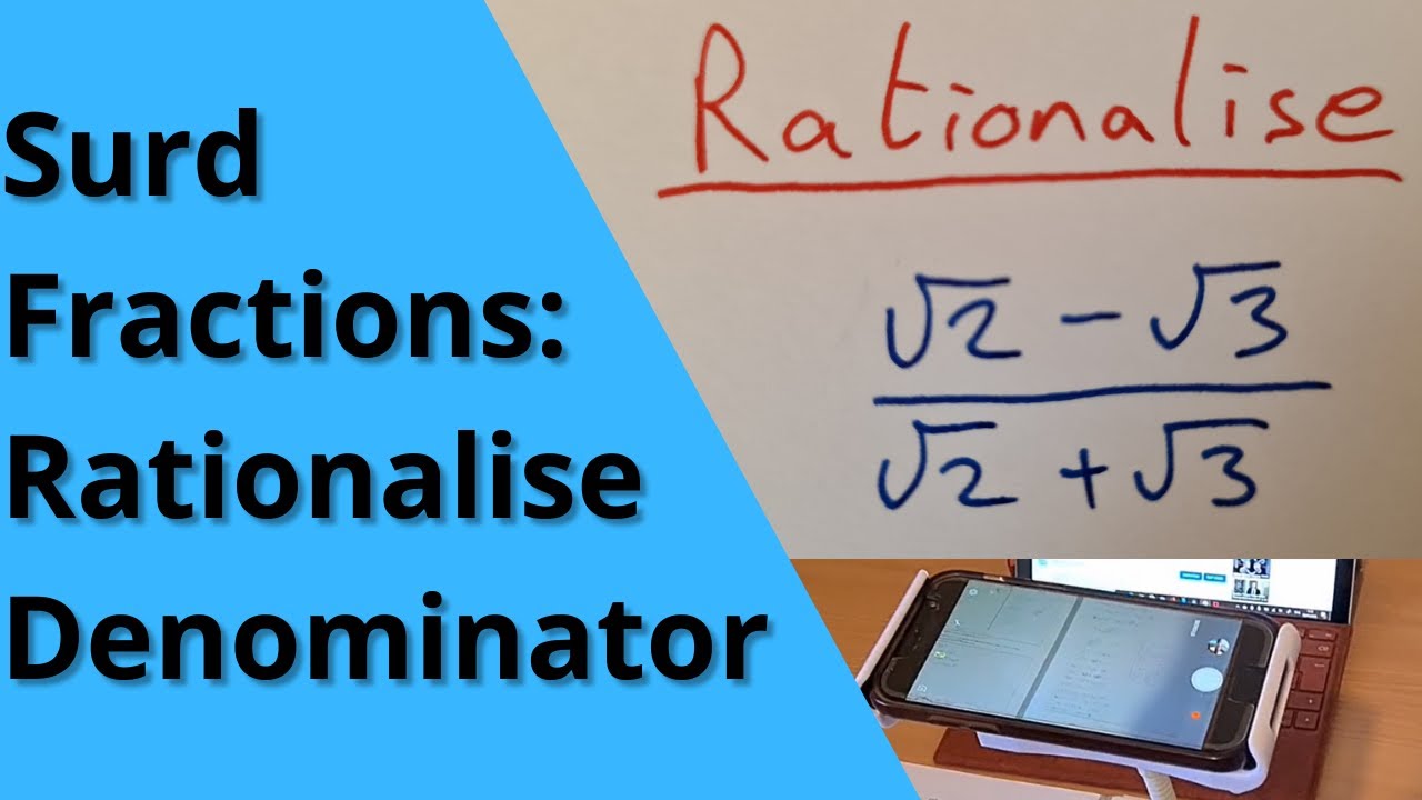 How to Rationalise Surd Fractions - YouTube