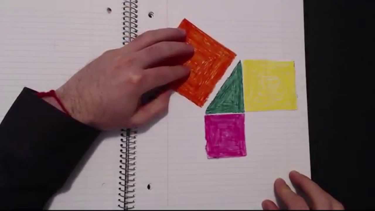A visual proof of the Pythagorean Theorem - YouTube