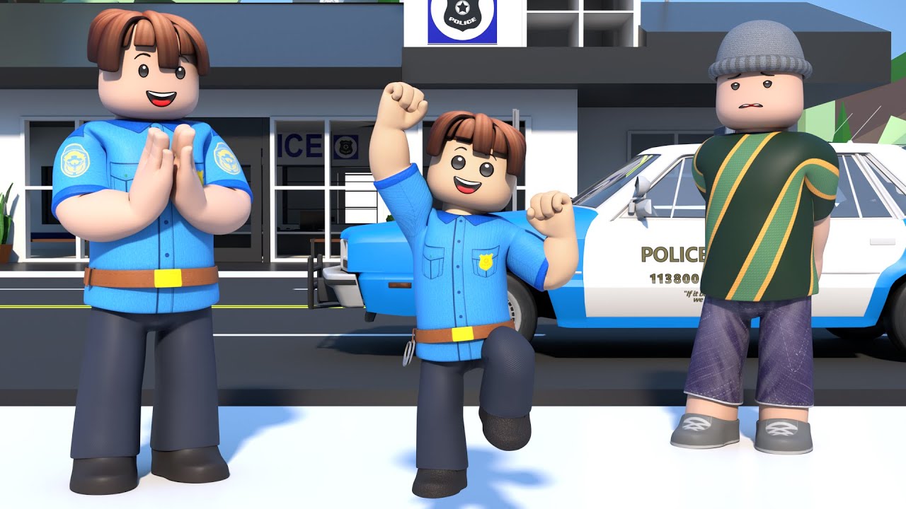ROBLOX Brookhaven 🏡RP - FUNNY MOMENTS: Little Police Chief Adventure ...
