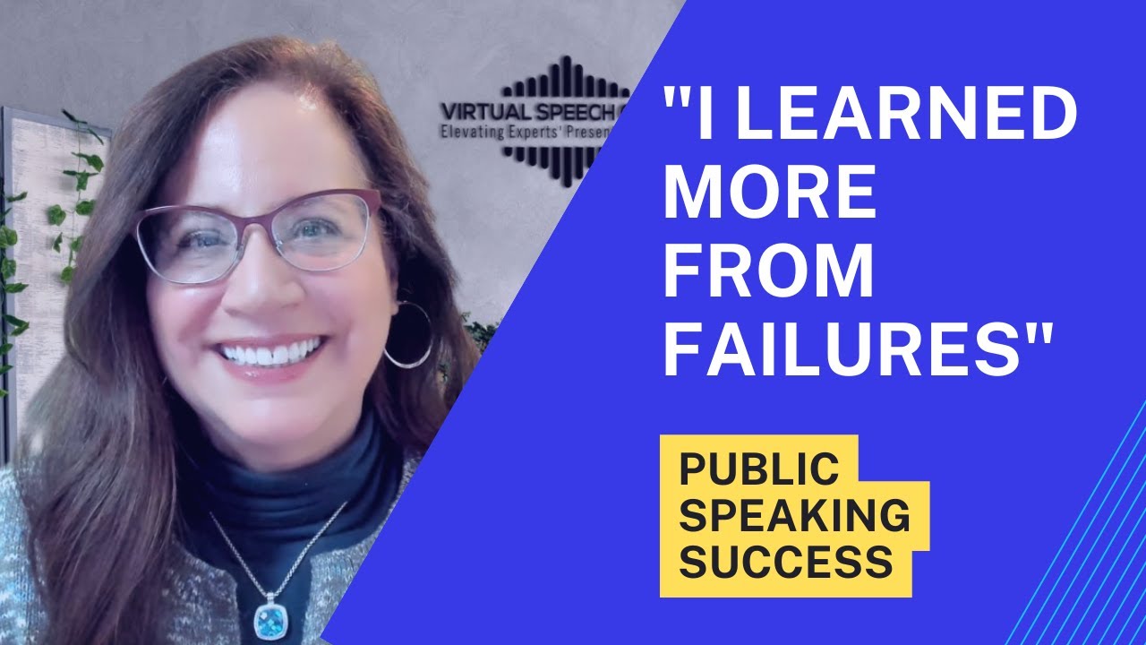I Learned More from Failures: My Public Speaking Journey - YouTube