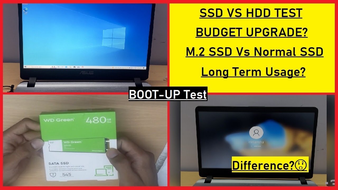 SSD VS HDD BOOT-UP TIME TEST || PERFORMANCE TEST 😮 - YouTube