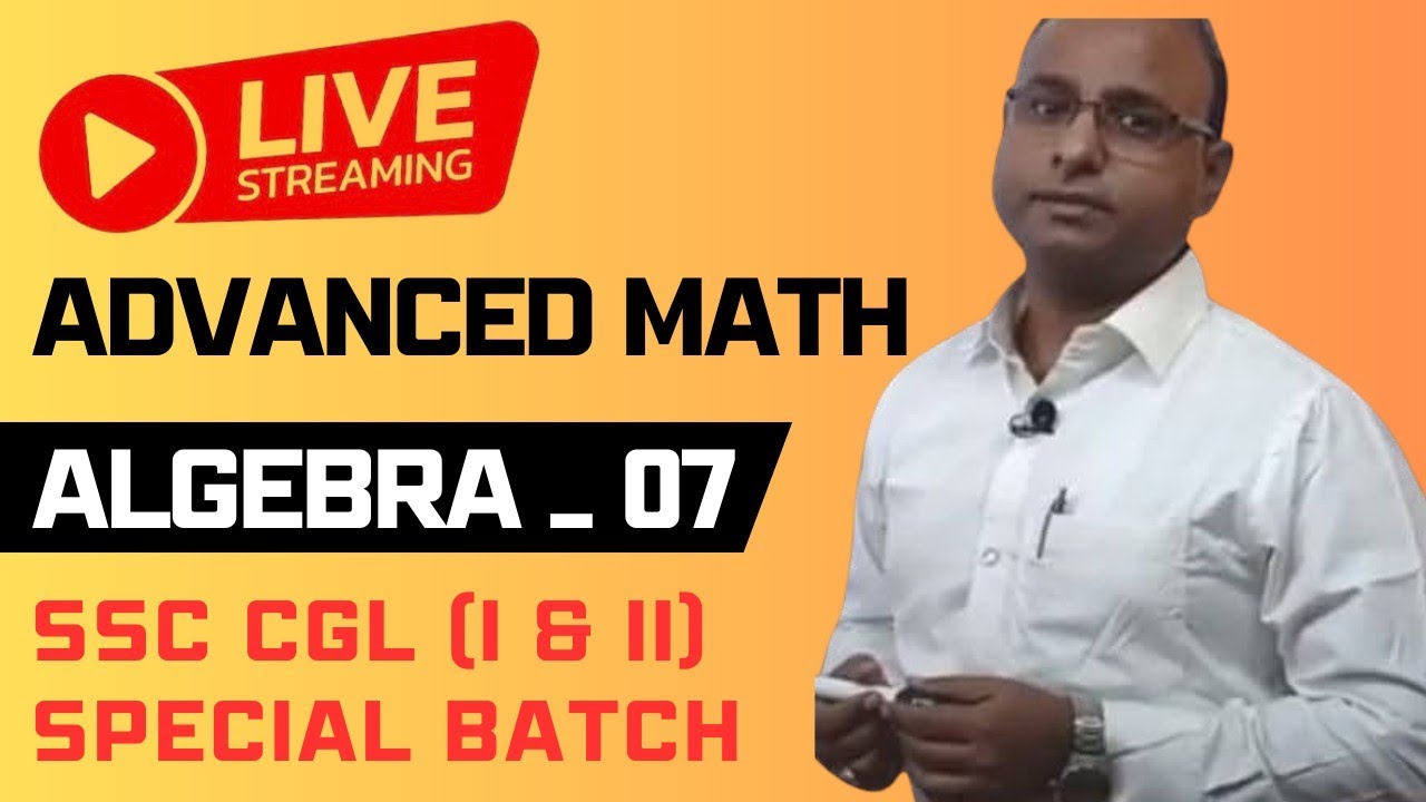 LIVE STREAM_ADVANCED MATH_ALGEBRA _GEOMETRIC PROGRESSION (7TH CLASS ...