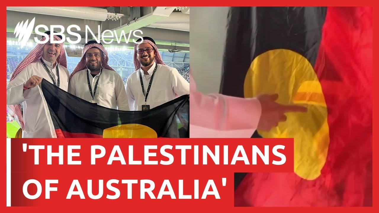 Australian expats in Qatar explain the Aboriginal flag | SBS News - YouTube