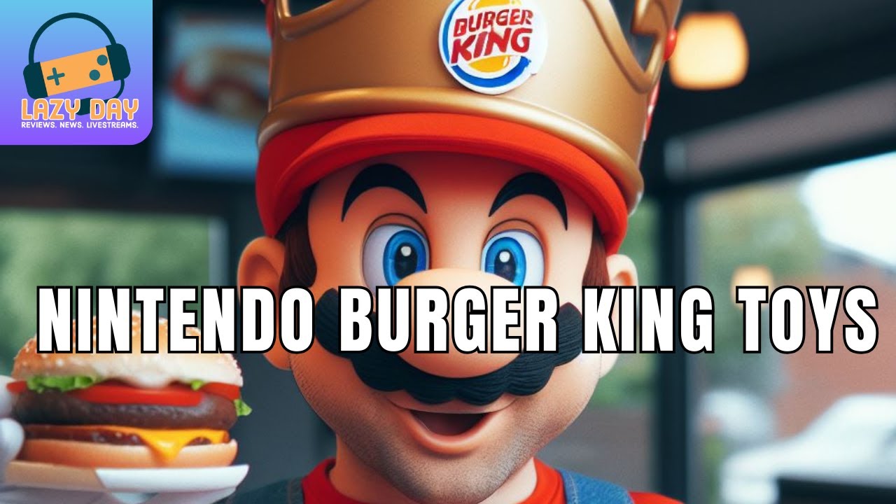 Nintendo Burger King Toys [Unboxing] - Lazy Day Reviews - YouTube