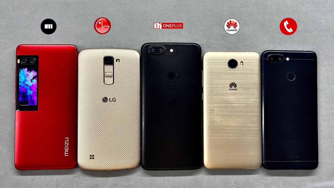 LG K10 + Meizu M5 + Huawei Y5 2 + OnePlus 5T + Xiaomi Mi 6 Incoming ...
