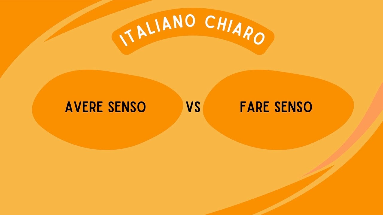 🇮🇹 Avere senso vs Fare senso: Understanding the Difference! 🤔 - YouTube