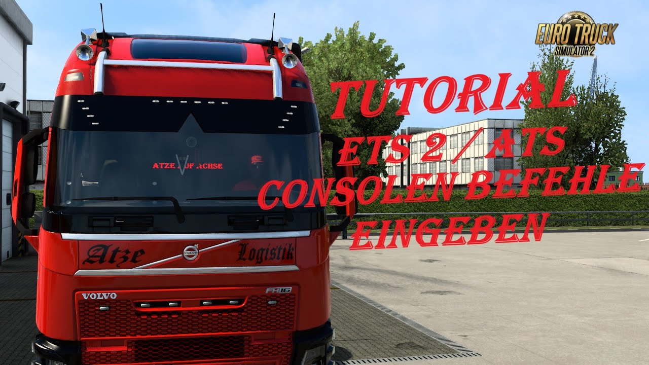 ETS 2 & ATS / Tutorial / Consolen Befehle eingeben. - YouTube