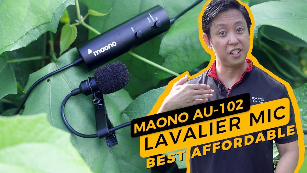 Best Affordable Lapel Microphone / Maono AU-102 / Clear Voice Recording ...
